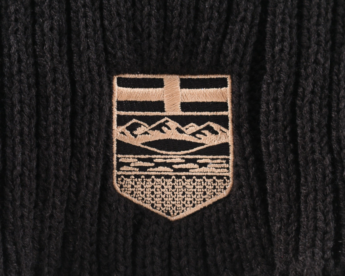Alberta Crest Rib Knit Scarf – Capital Gifts